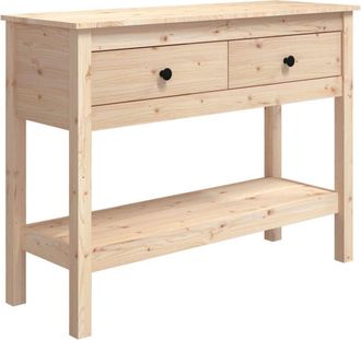 vidaXL Table console 100x35x75 cm Bois massif de pin Vidaxl