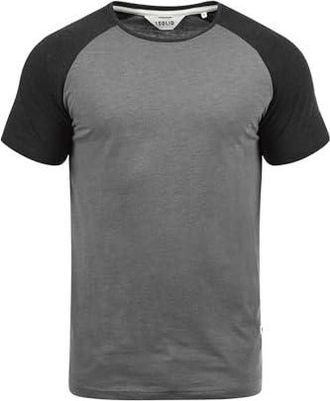 Solid SDBastian Homme T-Shirt &agrave; Manches Courtes et col Rond M&eacute;lange de Coton Regular Fit, Taille:XL, Couleur:Grey Melange (8236)