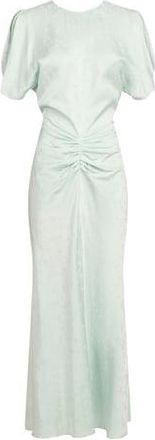 Victoria Beckham Robe longue en jacquard &agrave; fleurs