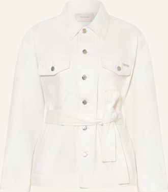 Calvin Klein Jeans Jeansjacke weiss