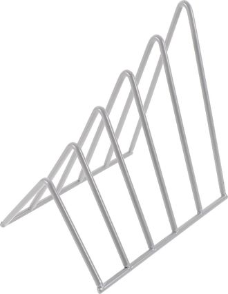 Cabilock Multifunktionales Dreieckiges B&uuml;cherregal aus Eisen Eleganter Datei Organizer und Buchhalter f&uuml;r B&uuml;ro und Zuhause Platzsparendes Vinyl Stand Regal zur