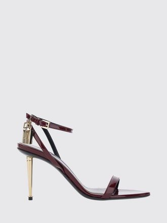 Tom Ford Sandales Padlock en cuir verni avec talon aiguille et bride cheville