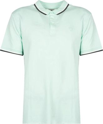 Guess SS Sports Pique Trngl Polo - - Tops - Herren - Blau - S