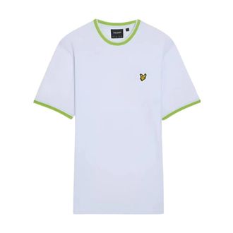 Lyle & Scott Klassisches Crew Neck T-Shirt - - Tops - Herren - Blau - XL