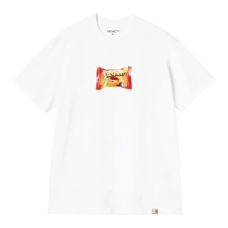 Carhartt Work in Progress S/S Road Side Snack T-Shirt - - Tops - Herren - Wei&szlig; - S