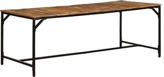 vidaXL Esstisch 200x100x75 cm Raues Massivholz Mango Vidaxl