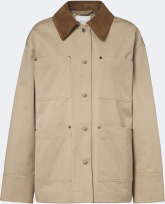 Joseph Veste Athos en coton et daim