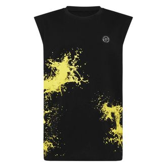 Plein Sport Tank Top Splash - - Sport - Herren - Schwarzk - M