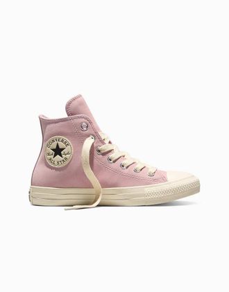 Converse Chuck Taylor All Star Nubuk in Petal Pit/Petal Pit-Rosa