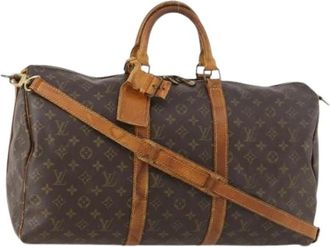 Louis Vuitton unisex, Pre-owned, Brun, Taille: ONE Size Keepall 50 Boston Bag Pre-owned
