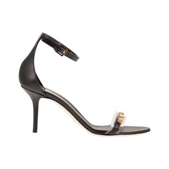 Elisabetta Franchi Femme, Chaussures, Noir, Taille: 38 EU Sandales &agrave; talon haut