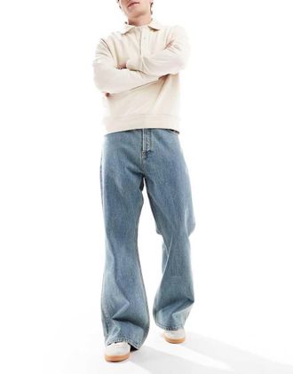 Dr. Denim Dr. Denim - Bootcut-Jeans in mittelblauer Canyon Sky Retro Dirt -Waschung