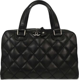 Chanel 2007 gesteppte Tote Bag - Schwarz