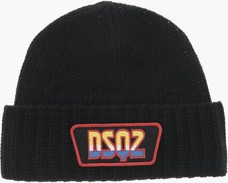 Dsquared2 Wool-Blend Beanie GAMING With Branded Patch size One Size