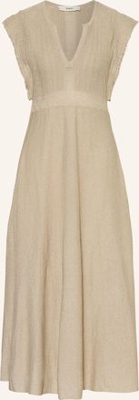 BA&SH Ba&Sh Strickkleid Pasqualina Mit Glitzergarn gold