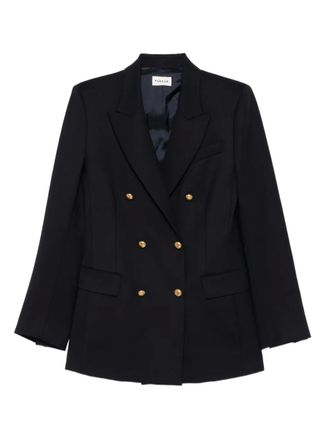 P.A.R.O.S.H. blazer à boutonnière croisée - Bleu