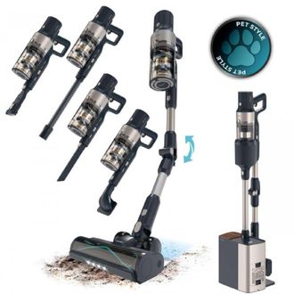 Cecotec BLDC-B&uuml;rstenstaubsauger Conga Rockstar 5500 Hurricane Station Pet Flex - Cecotec