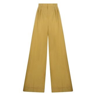 Alberta Ferretti Wide Hosen - - Trousers - Damen - Beige - M