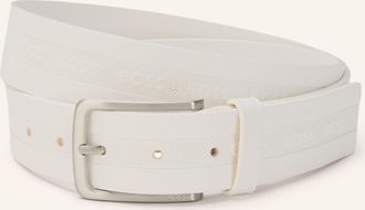 HUGO BOSS Lederg&uuml;rtel Vered weiss
