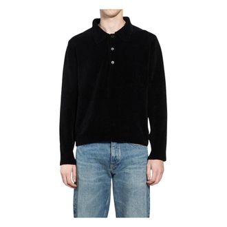 Sunflower Chenile Polo - - Knitwear - Herren - Schwarzk - L
