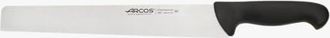 Arcos Salami-Messer mit Edelstahlklinge 300 mm - Ergonomischer Griff aus Polypropylen, Serie 2900 - Farbe Schwarz, Verschiedene Griff-Farben zur einfachen I
