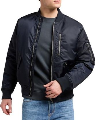 Lee Bomber Jacket Veste, Black I, L Hommes