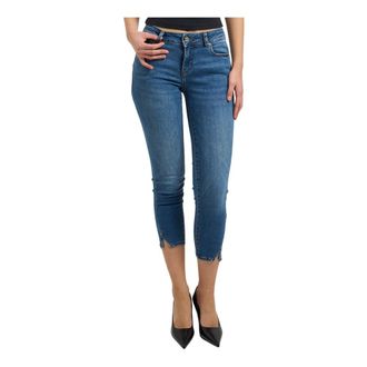 Fracomina Femme, Jeans, Bleu, Taille: W34 Cropped Shape Up Jeans