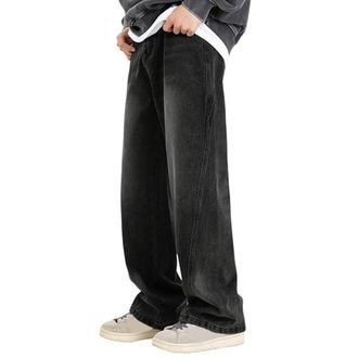 Generic Jean Homme Jeans Homme Jean D&eacute;chir&eacute; Lav&eacute; Design Split Original - Style Audacieux Et Confort Optimal pour Hommes Modernes