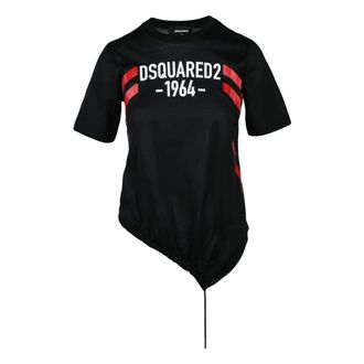 Dsquared2 Femme, Tops, Noir, Taille: 36 FR T-Chemises