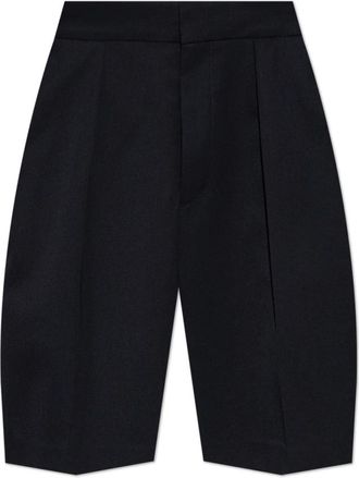Victoria Beckham Pleated Shorts - - Shorts - Damen - Blau - XS