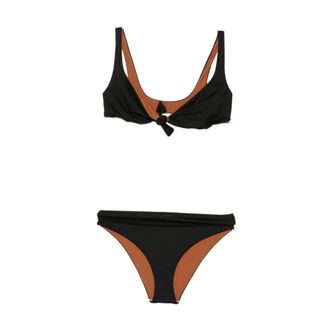 Fisico Femme, Maillots de bain, Noir, Taille: 38 FR Bikini R&eacute;versible