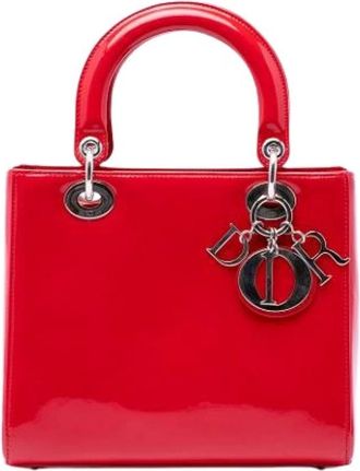 Dior Pre-owned Lady Dior - Femme - Pre-owned - Rouge - Taille: ONE Size