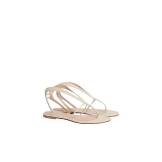 Alberta Ferretti Femme, Chaussures, Beige, Taille: 40 EU Sandales en cuir