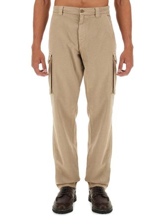 Aspesi Lyocell Cotton Blend Cargo Pants - Beige
