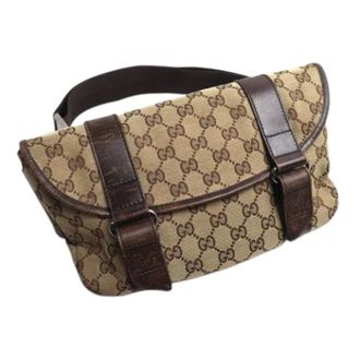 Gucci unisex, Pre-owned, Beige, Taille: ONE Size Sac Ceinture en Toile Pre-owned