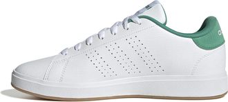 adidas Herren Advantage Base 2.0 Shoes Schuhe, FTWR White/FTWR White/semi Court Green, 43 1/3 EU