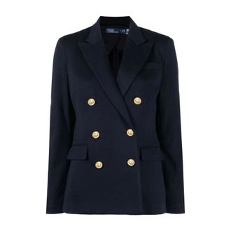 Polo Ralph Lauren Femme, Vestes, Bleu, Taille: 40 FR Blazer crois&eacute;