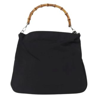 Gucci Sac &agrave; main en toile Pre-owned - Femme - Pre-owned - Noir - Taille: ONE Size