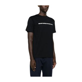 Emporio Armani Homme, Tops, Noir, Taille: S T-shirt ras du cou