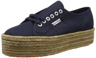 Superga 2790 COTROPEW, Damen Sneakers, Blau - Blau (Marineblau), 41 EU ( 7 UK )