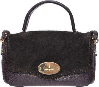 Roberta M Kastanienbraun Rindsledertasche