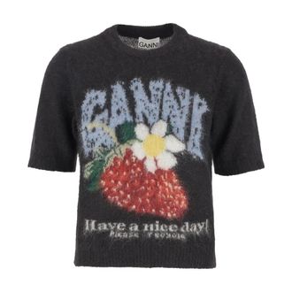 Ganni Damen, Strickwaren, Mehrfarbig, LGr&ouml;&szlig;e