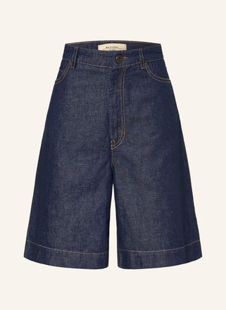 Max Mara Weekend Max Mara Jeansshorts Dozono Mit Leinen blau