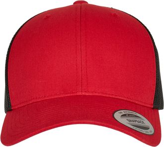 Flexfit Unisex Retro Trucker 2-Tone Baseballkappe, red/Black, one Size