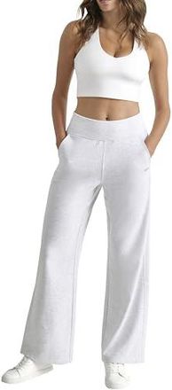 DKNY Womens Performance Pant, Optic Heather, Medium