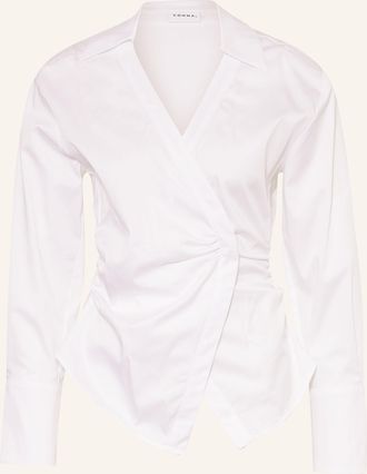 Comma Comma Wickelbluse weiss