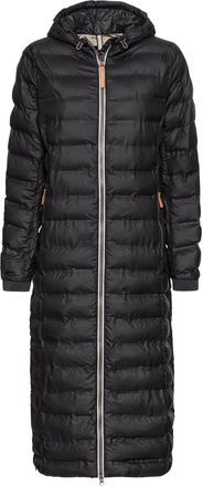 Camel Active Damen teXXXactive Funktionsmantel mit Kapuze Schwarz, womenswear-36