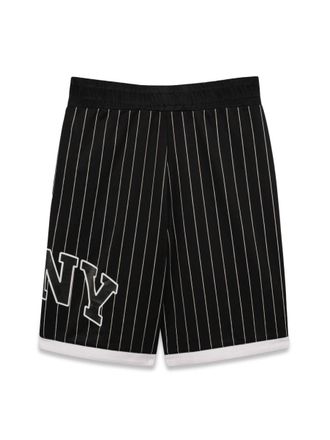 DKNY Stretch Polyester Bermuda Shorts - Black