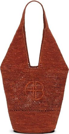 Anine Bing Femme, Sacs, Rouge, Taille: ONE Size Raffia Tote