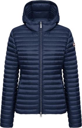 Colmar Femme, Vestes, Bleu, Taille: 40 FR Veste L&eacute;g&egrave;re en Duvet avec Capuche